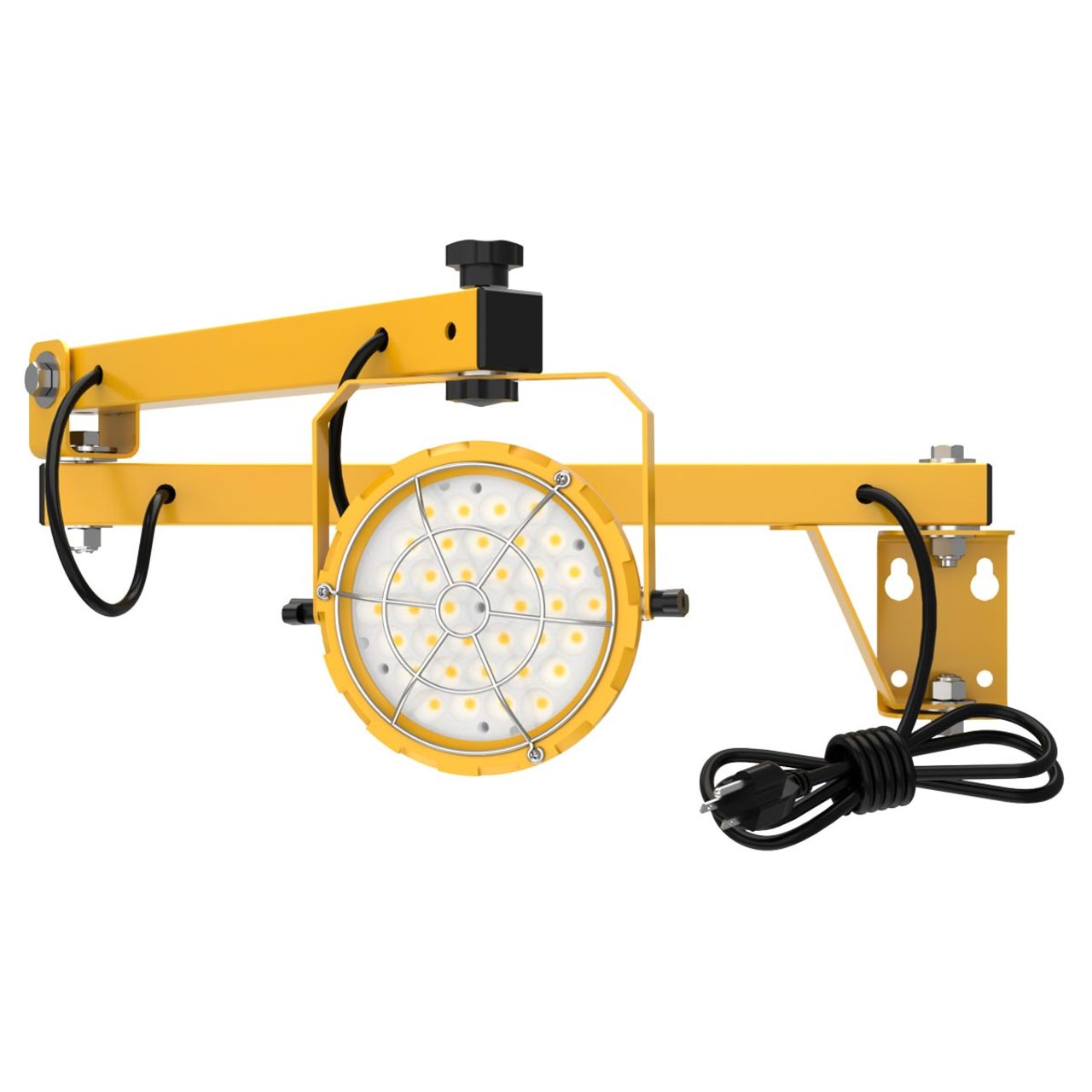 60W Premium LED Dock Light w/ Single-Arm Bracket – LightUp