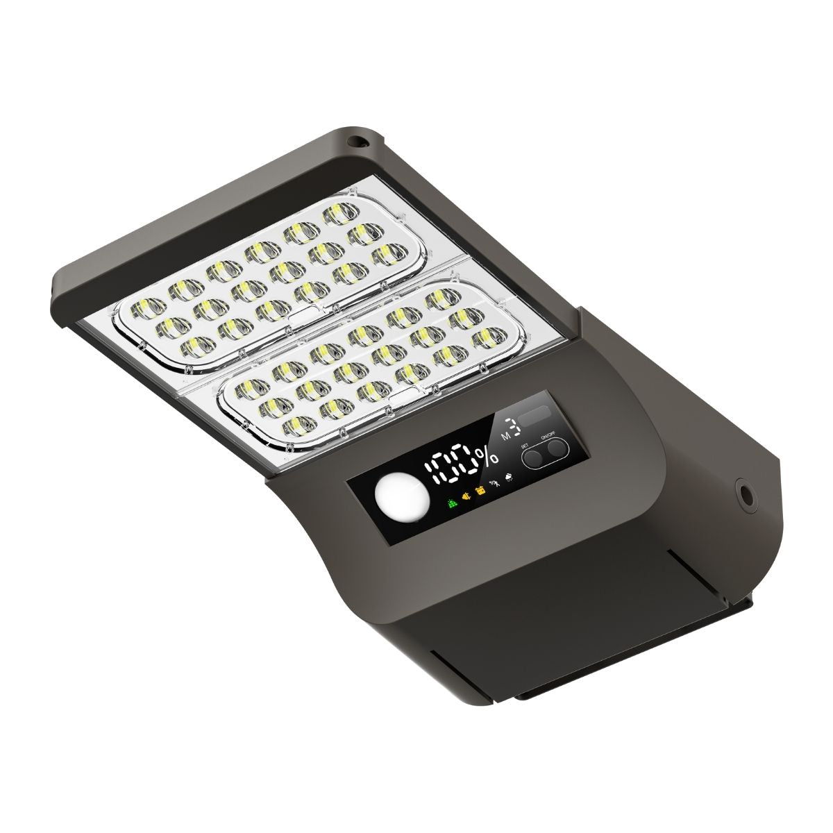 Solar LED Street Area Light | Wall or Pole Mount | Dual CCT – LightUp