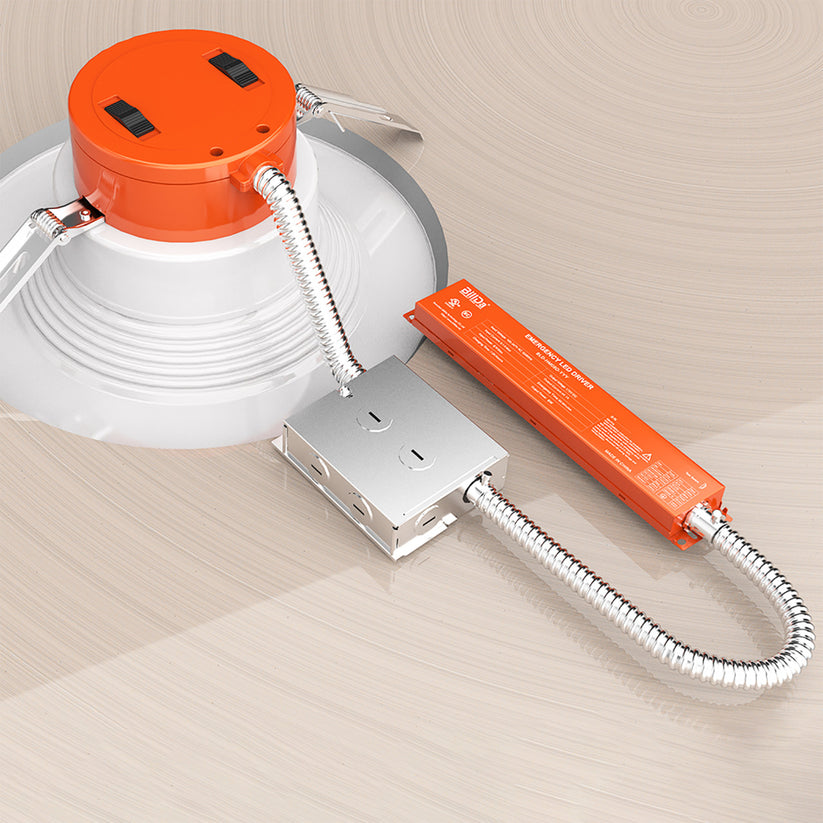 Emergency LED Driver - 8W Output - 90 Minute Backup Time – LightUp