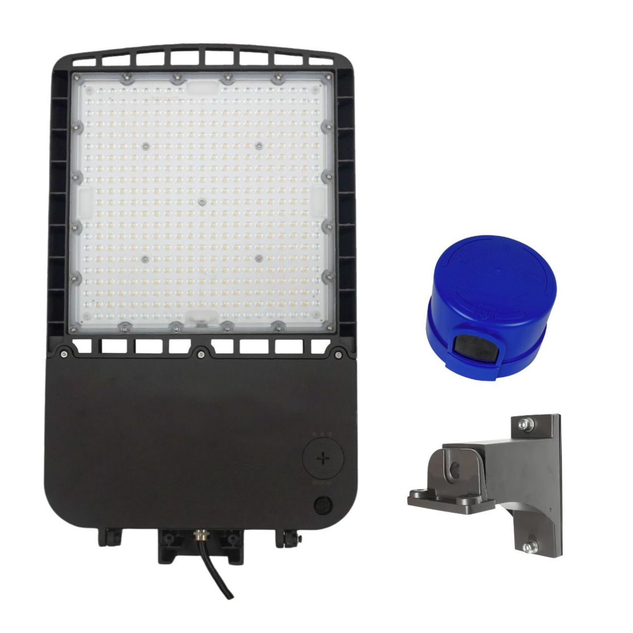 LED Area Light w/ Photocell | Arm Mount | 3 Wattage | 5000K – LightUp