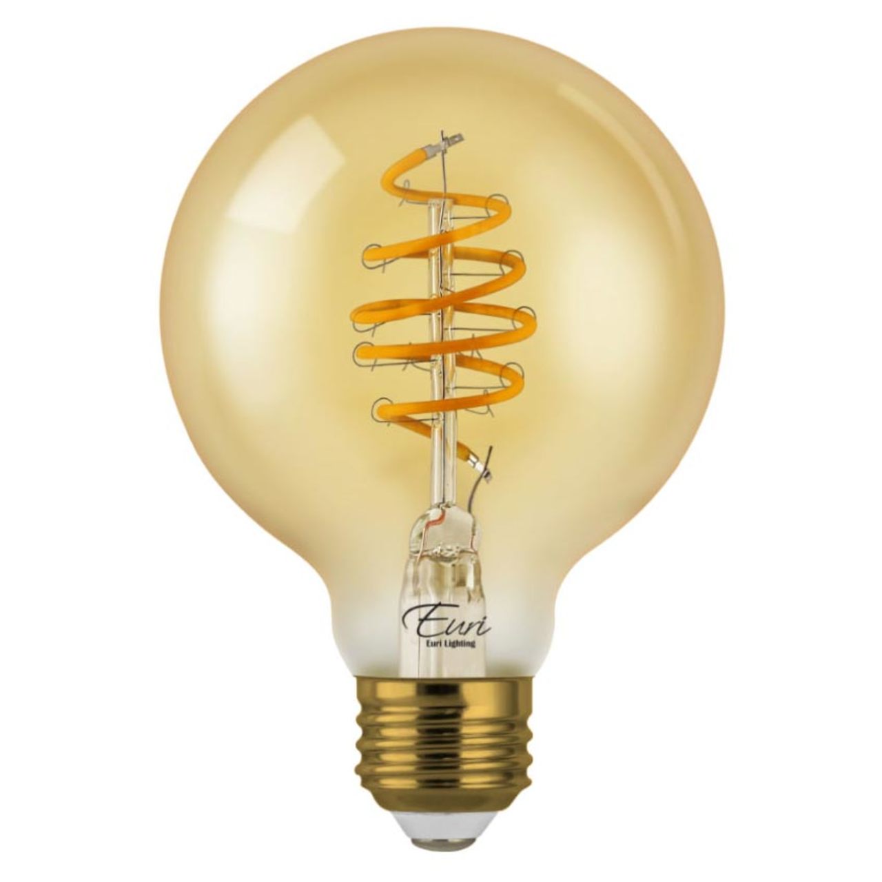 LED G25 Filament Bulb | Dimmable | Amber Glass | Euri Lighting – LightUp