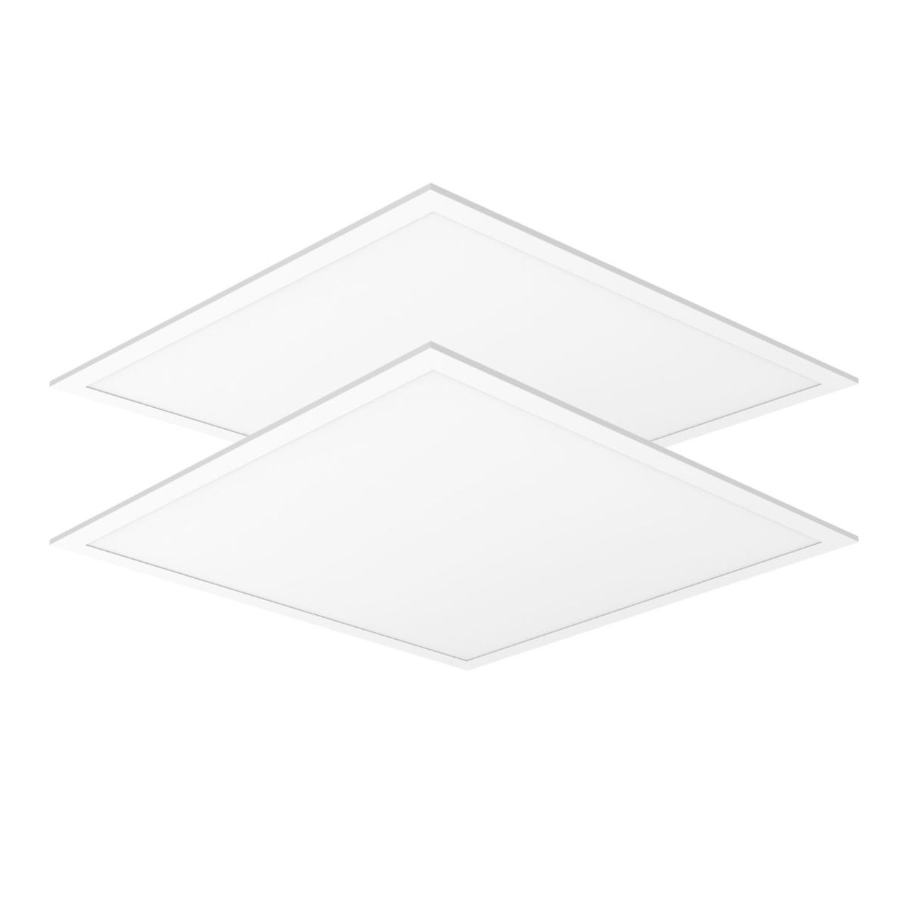 2-Pack - 2x2 LED Flat Panel | Watt Adjustable | Color Select – LightUp