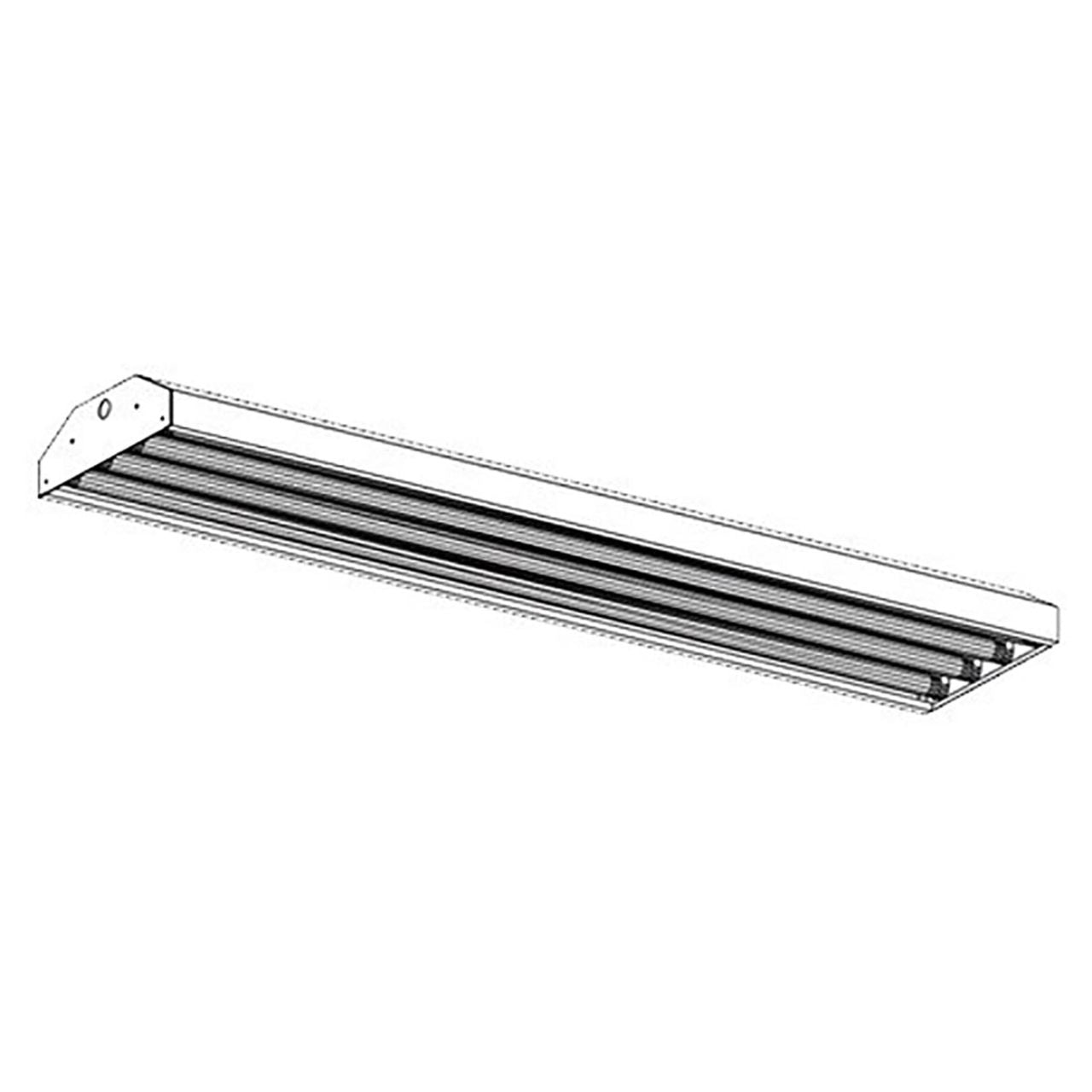4ft. LED Ready Linear High Bay Fixture | Lamps Sold Separately – LightUp