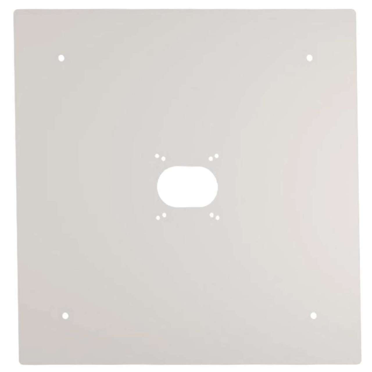 White Mounting Back Plate for LED Canopy Fixture | Keystone – LightUp