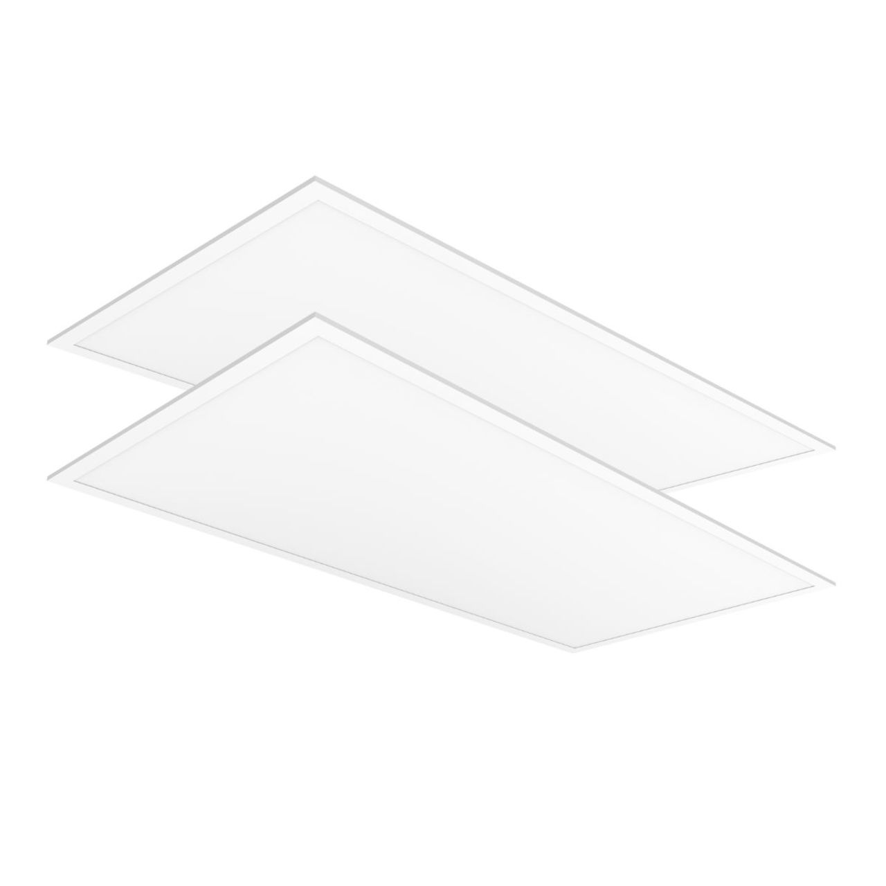 Case of 2 - 2x4 LED Flat Panel | 36W, 4500 Lumens | 120-347V – LightUp
