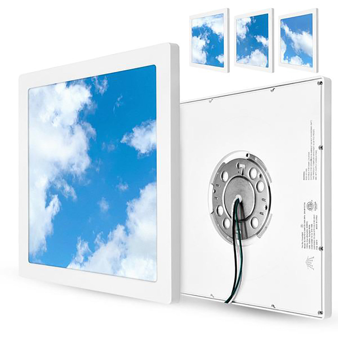 Case of 4 - LED 12" Square Sky Downlight - 24W - 1200 Lumens – LightUp