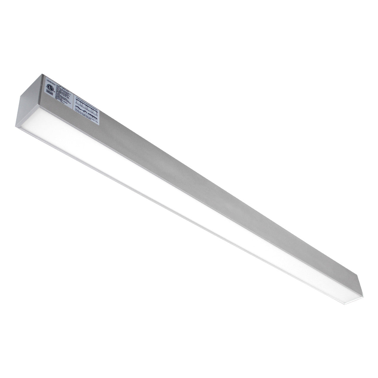 4Pk - LED 4' Up/Down Linear Light | 3CCT, 50W, Silver Finish – LightUp