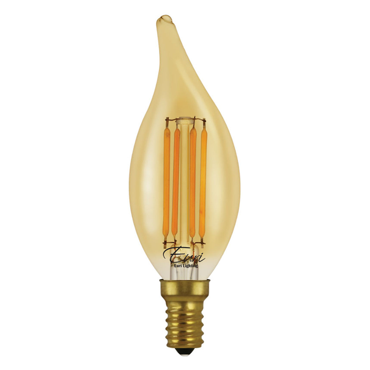 LED BA10 Filament - 4.5 Watt - Dimmable - 40W Equiv - 350 Lumens - Euri ...