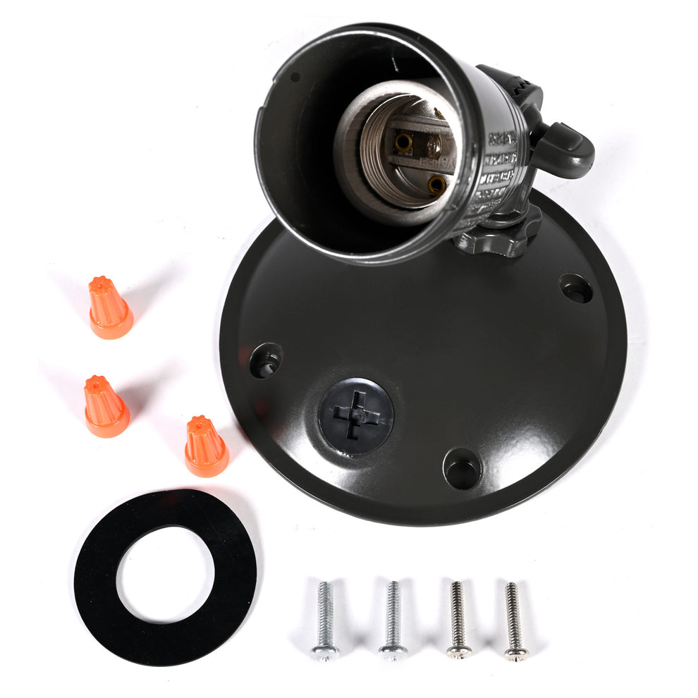 6-Pack - All-Pro Single-Head Floodlight | 150W Max | Bronze – LightUp