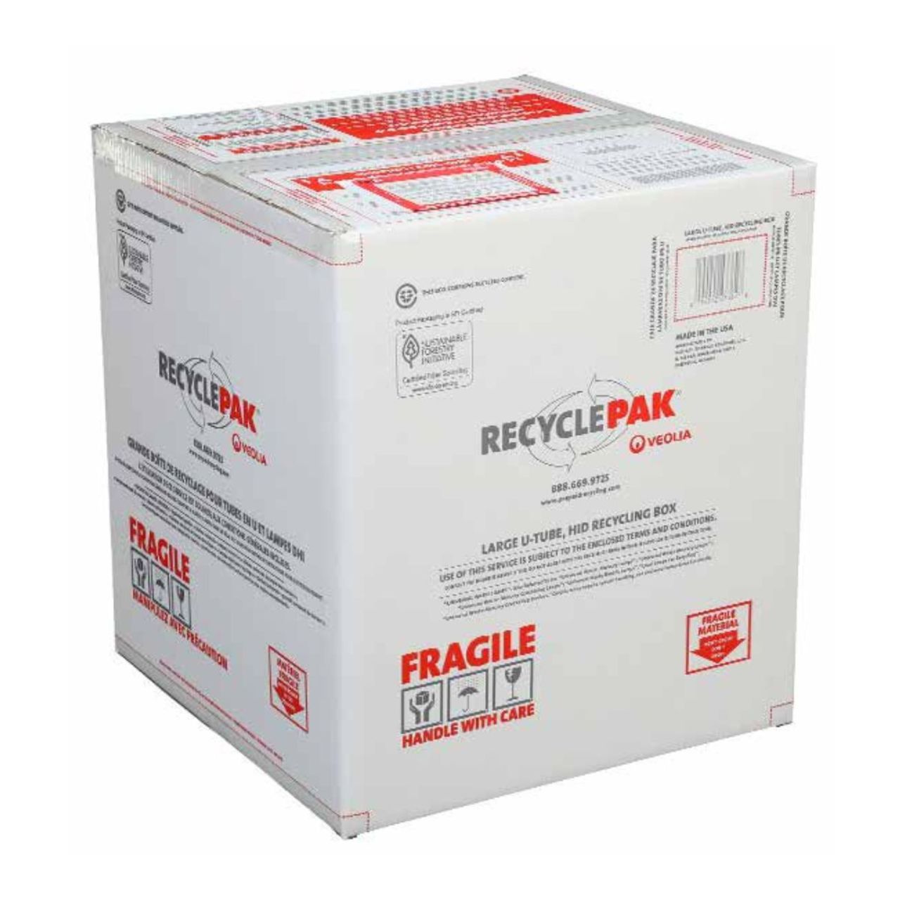 Large UTUBE and HID Recycling Box | RecyclePak – LightUp