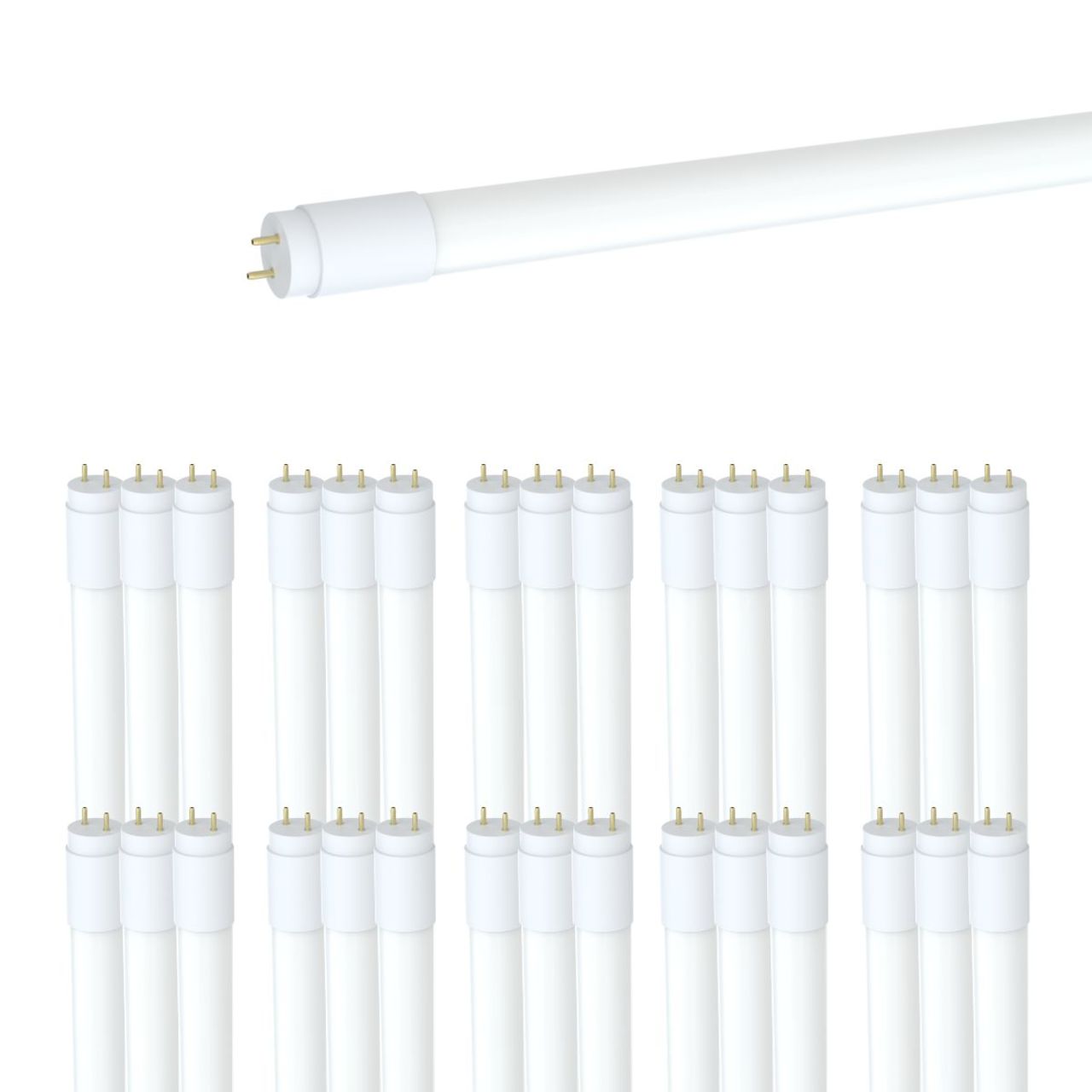 18in. LED T8 Glass Tube | Type B | Case of 30 | LumeGen – LightUp
